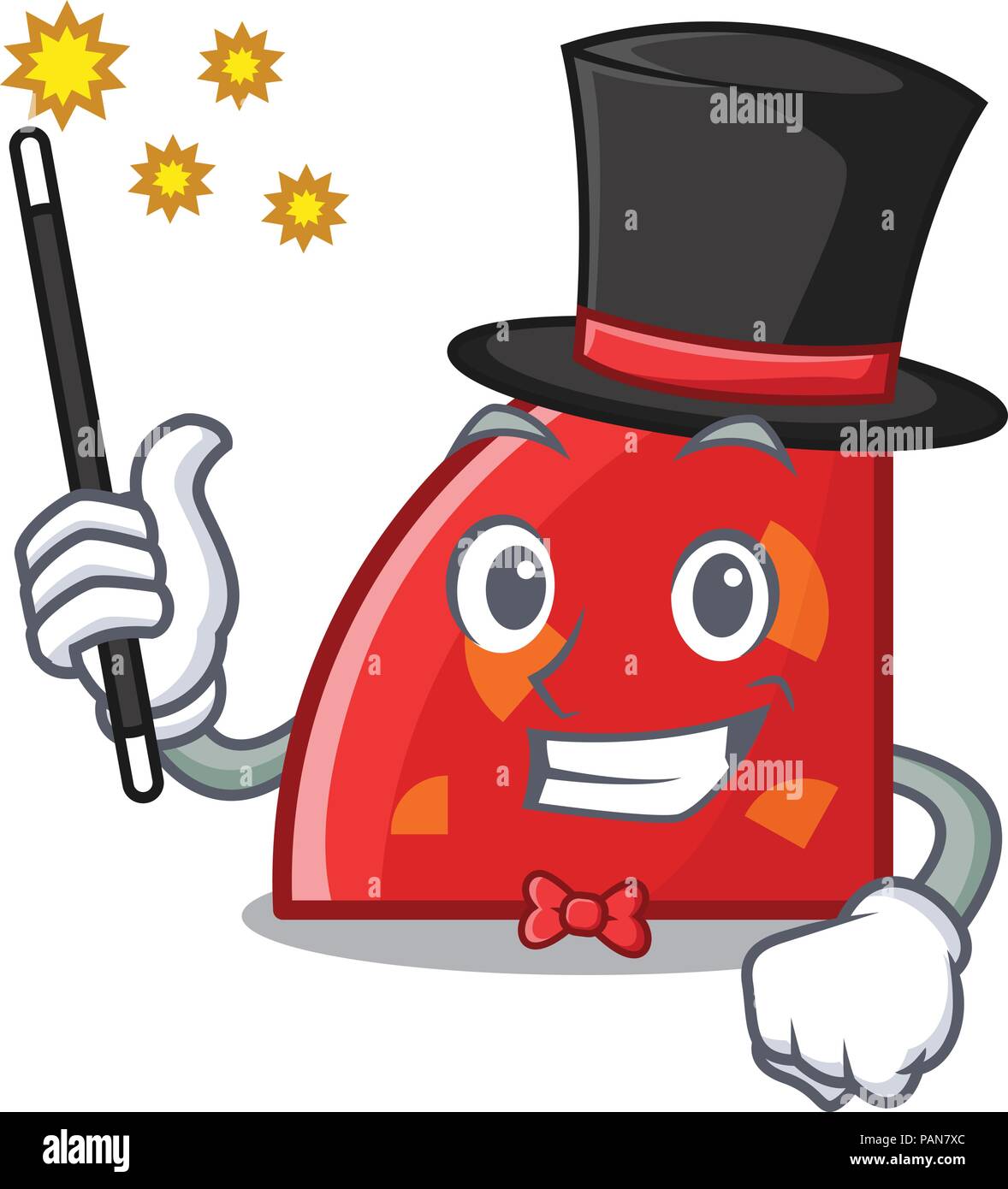 Magician quadrant mascot cartoon style Stock Vector Image & Art - Alamy