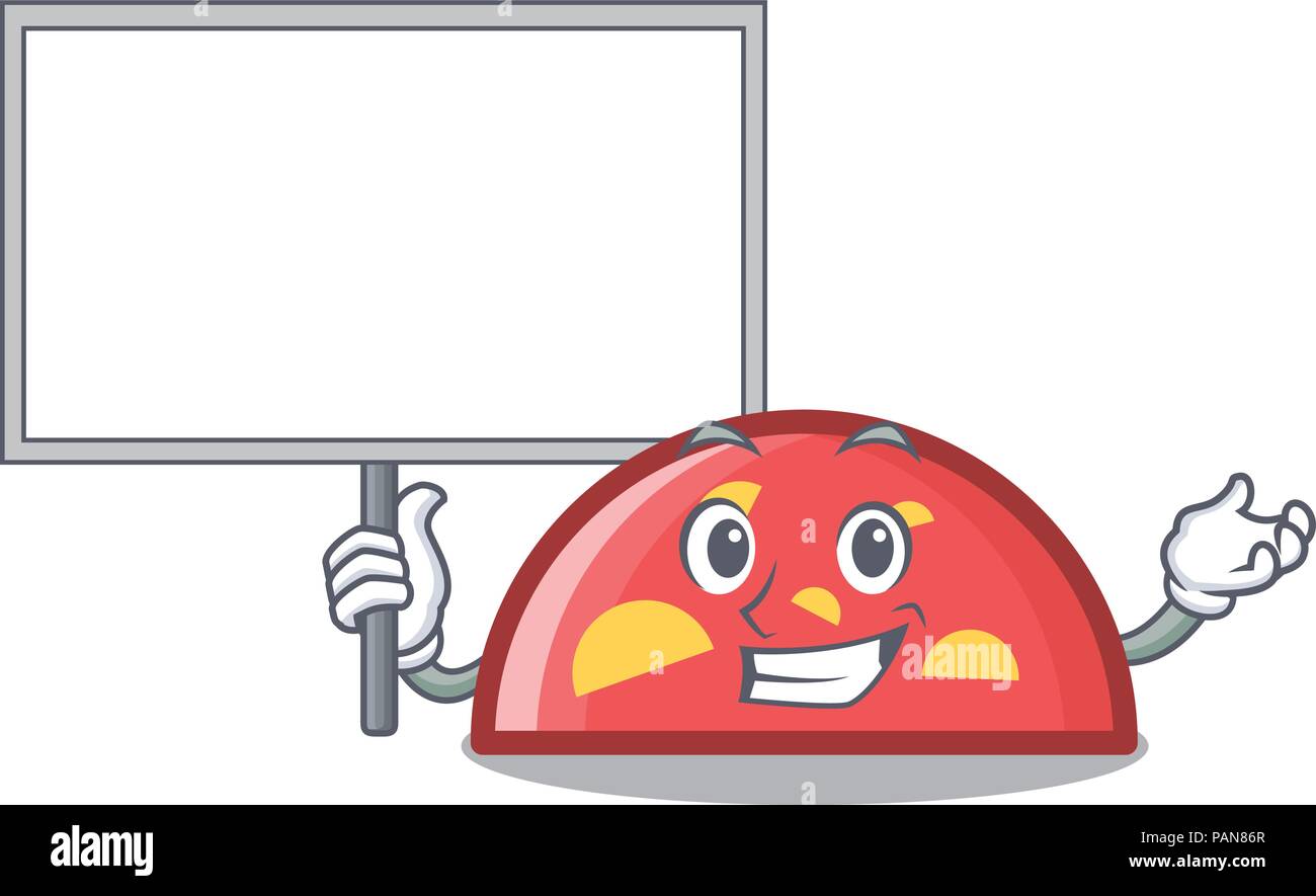 Bring board semicircle character cartoon style Stock Vector Image & Art ...