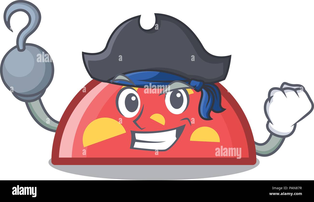Pirate semicircle character cartoon style Stock Vector Image & Art - Alamy