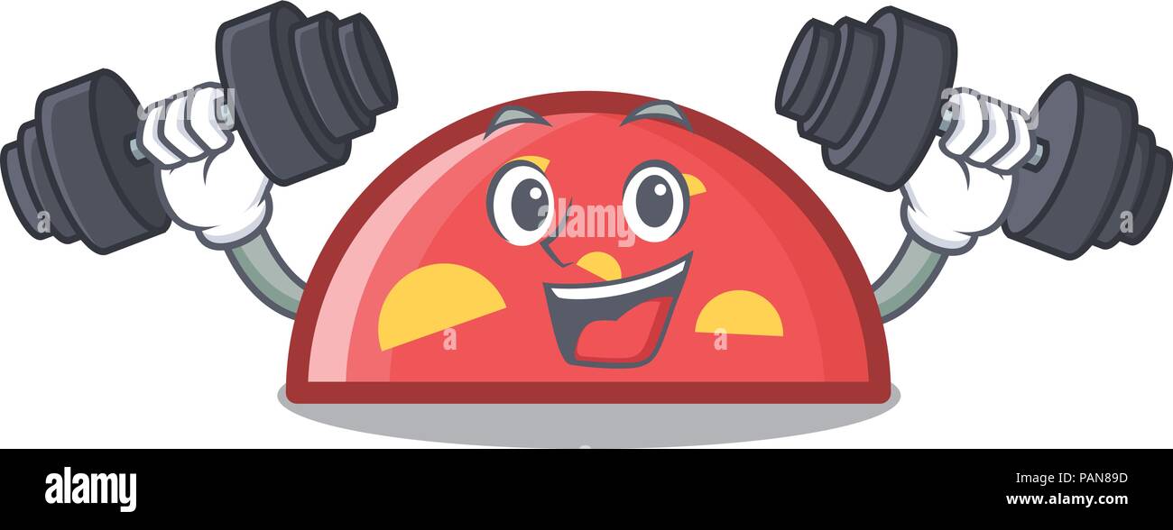 Fitness semicircle character cartoon style Stock Vector Image & Art - Alamy