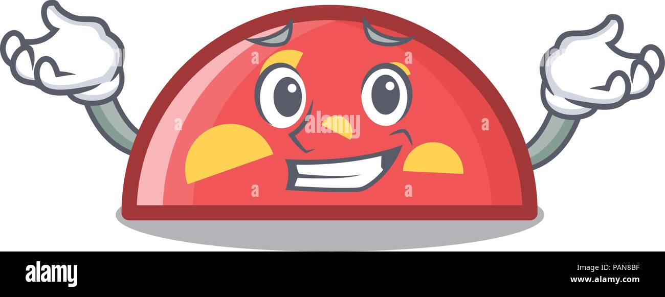Grinning semicircle character cartoon style Stock Vector Image & Art ...