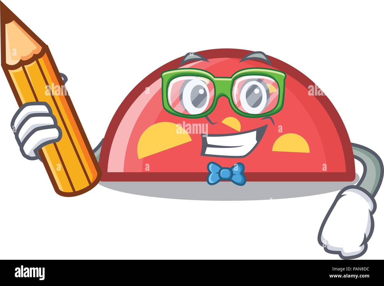 Student semicircle character cartoon style Stock Vector Image & Art - Alamy