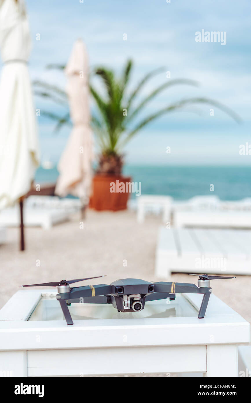 drone stands on the table Stock Photo - Alamy
