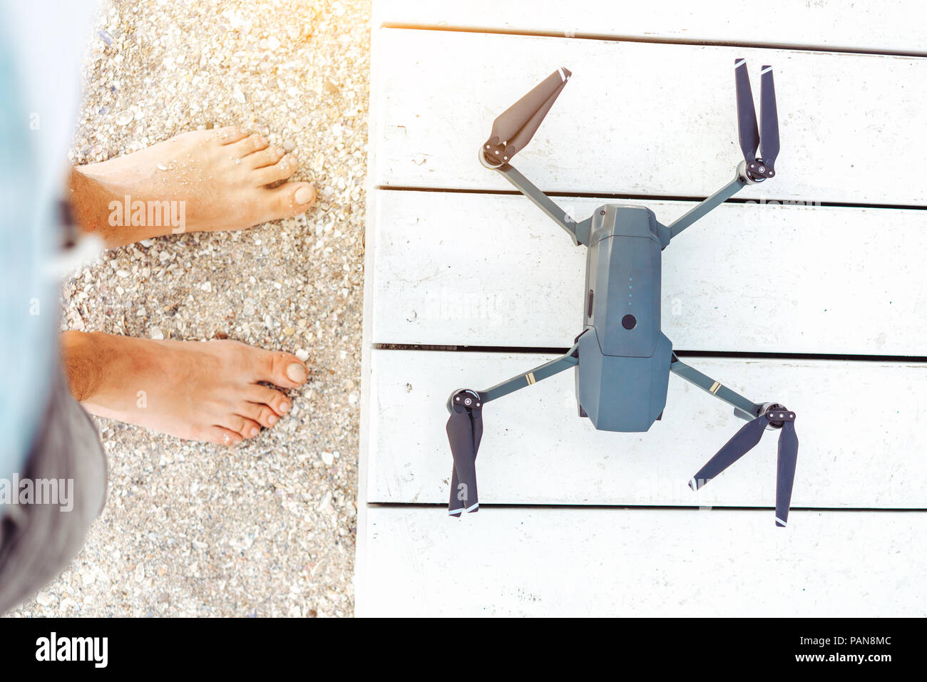 drone stands on the table Stock Photo - Alamy