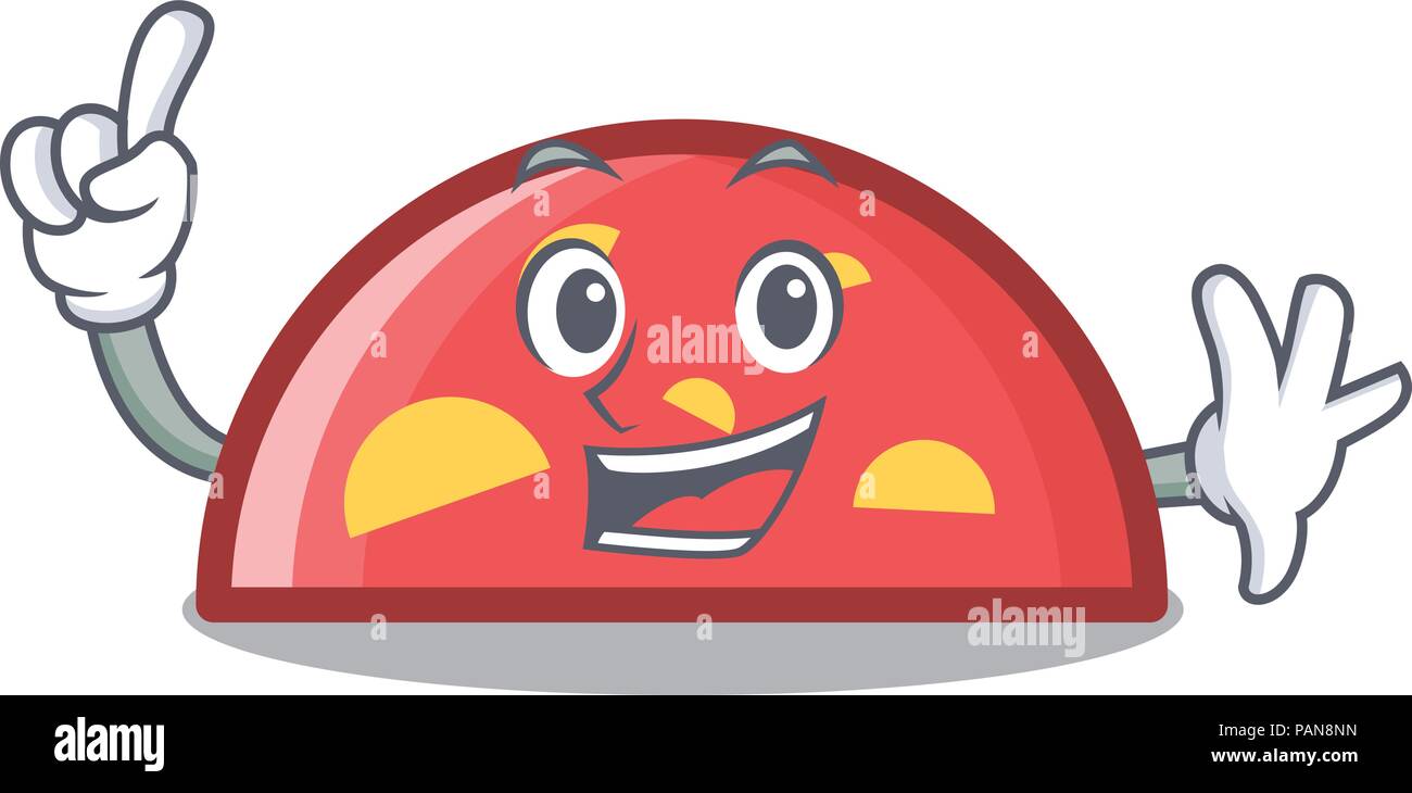 Finger semicircle mascot cartoon style Stock Vector Image & Art - Alamy