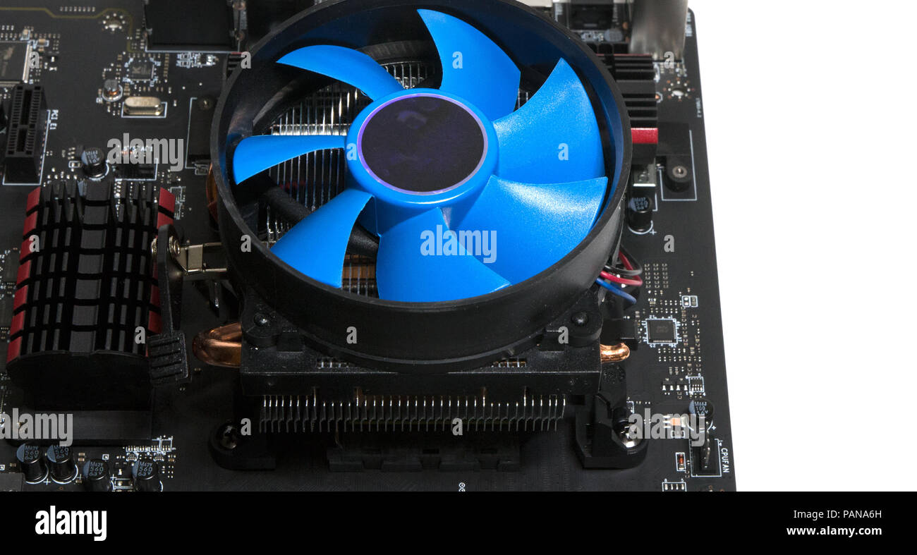 A new generation of motherboards with cooling Stock Photo - Alamy
