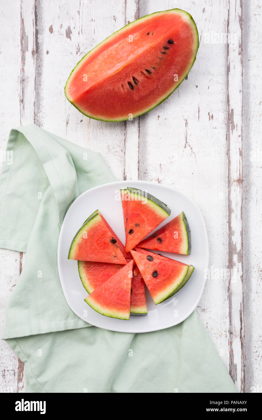 Watermelon chunks hi-res stock photography and images - Alamy