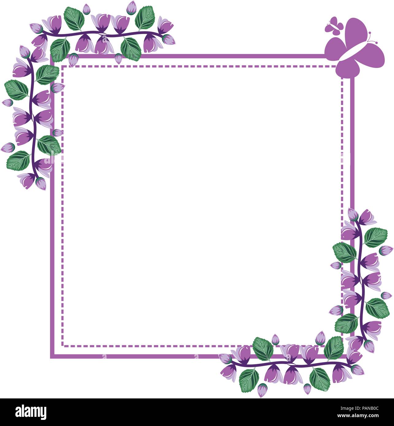 Square wreath Stock Vector Images - Alamy