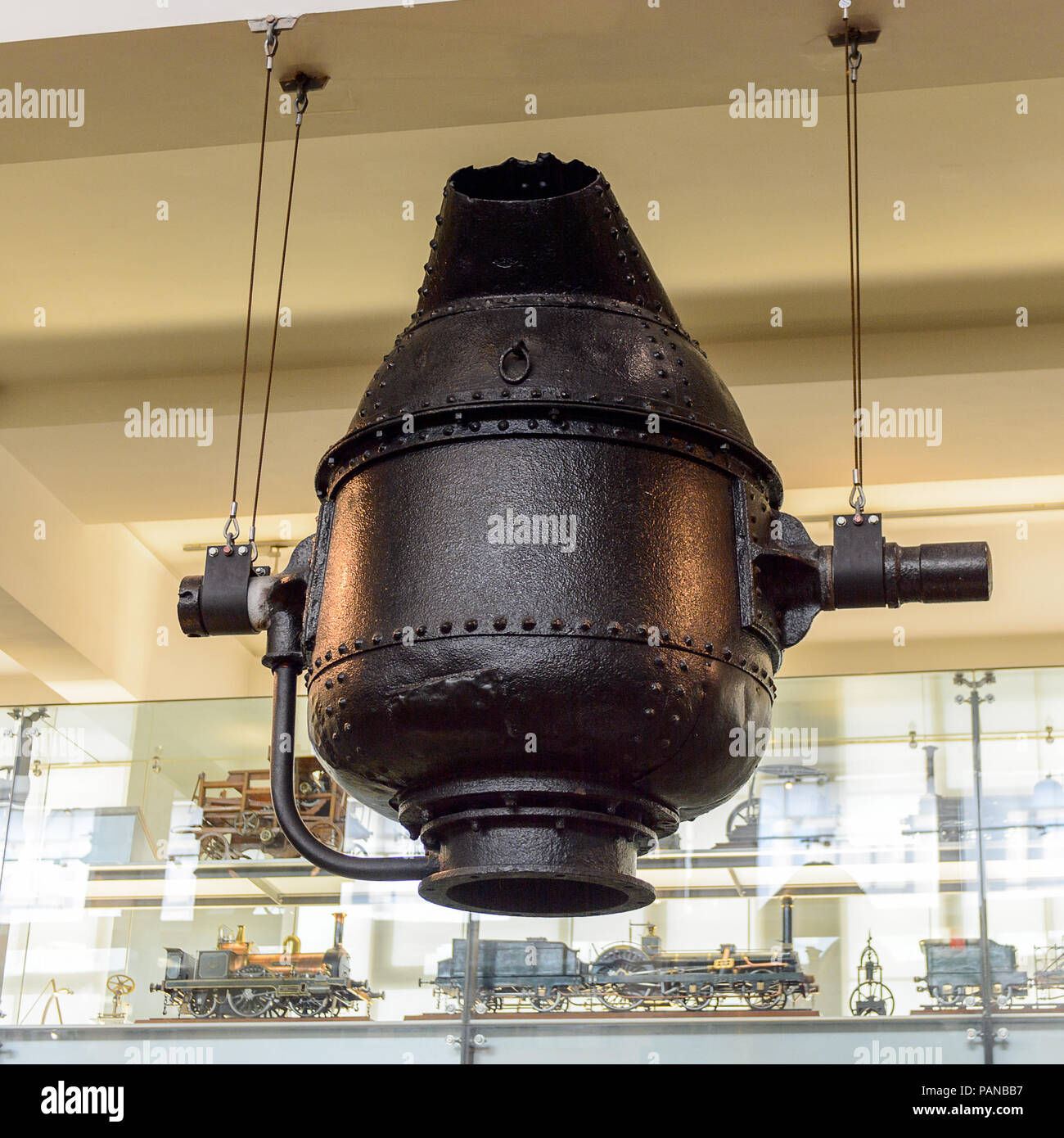 LONDON, ENGLAND - JUL 23, 2016: Interior of the Science Museum, a major ...
