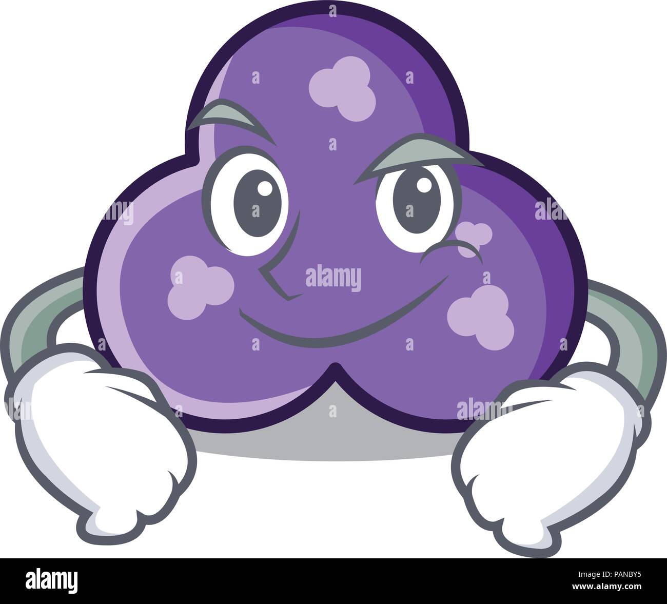 Smirking trefoil character cartoon style Stock Vector Image & Art - Alamy