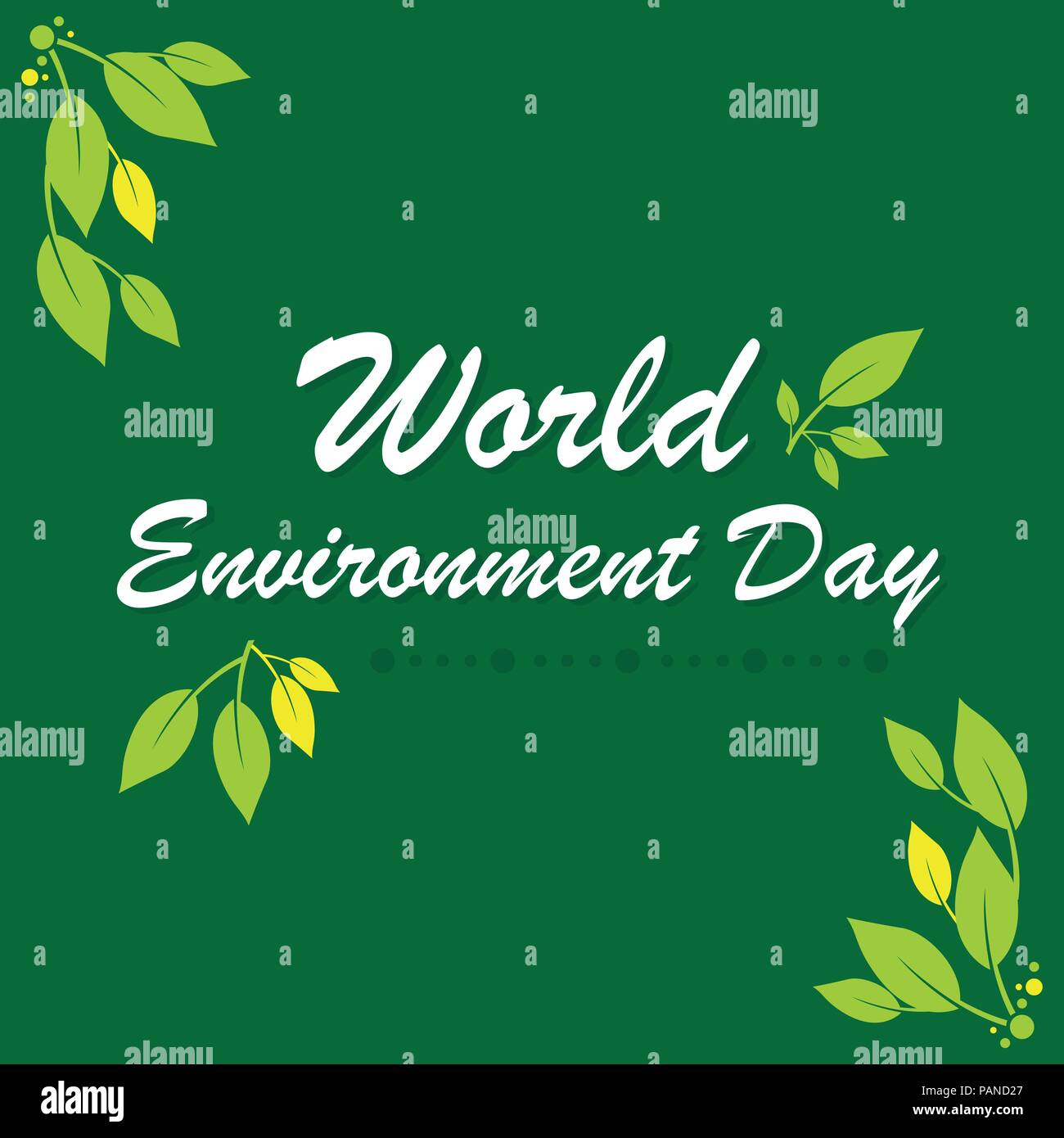 World environment day background color green Stock Vector Image & Art ...