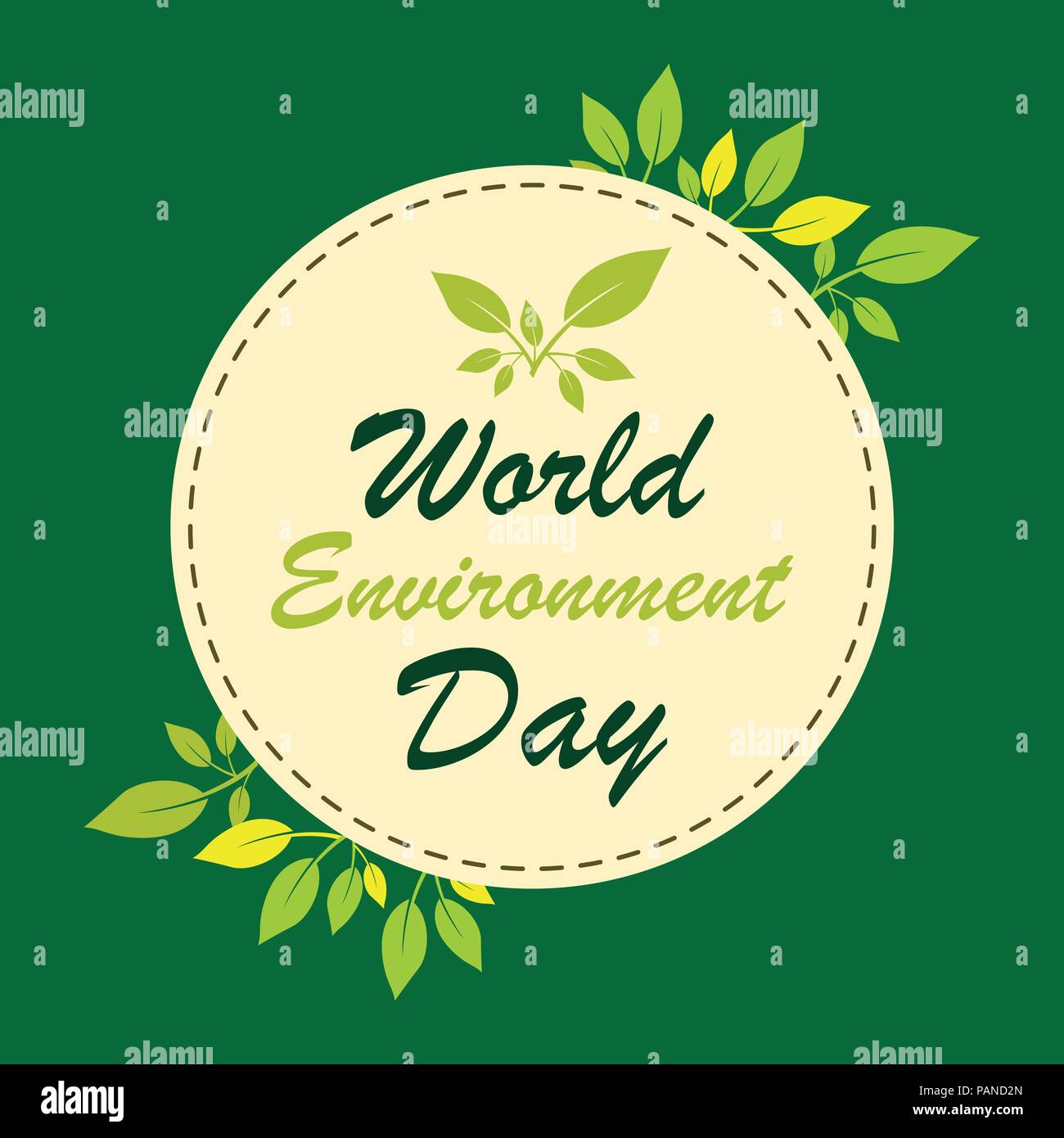 World environment day background color green Stock Vector Image & Art ...