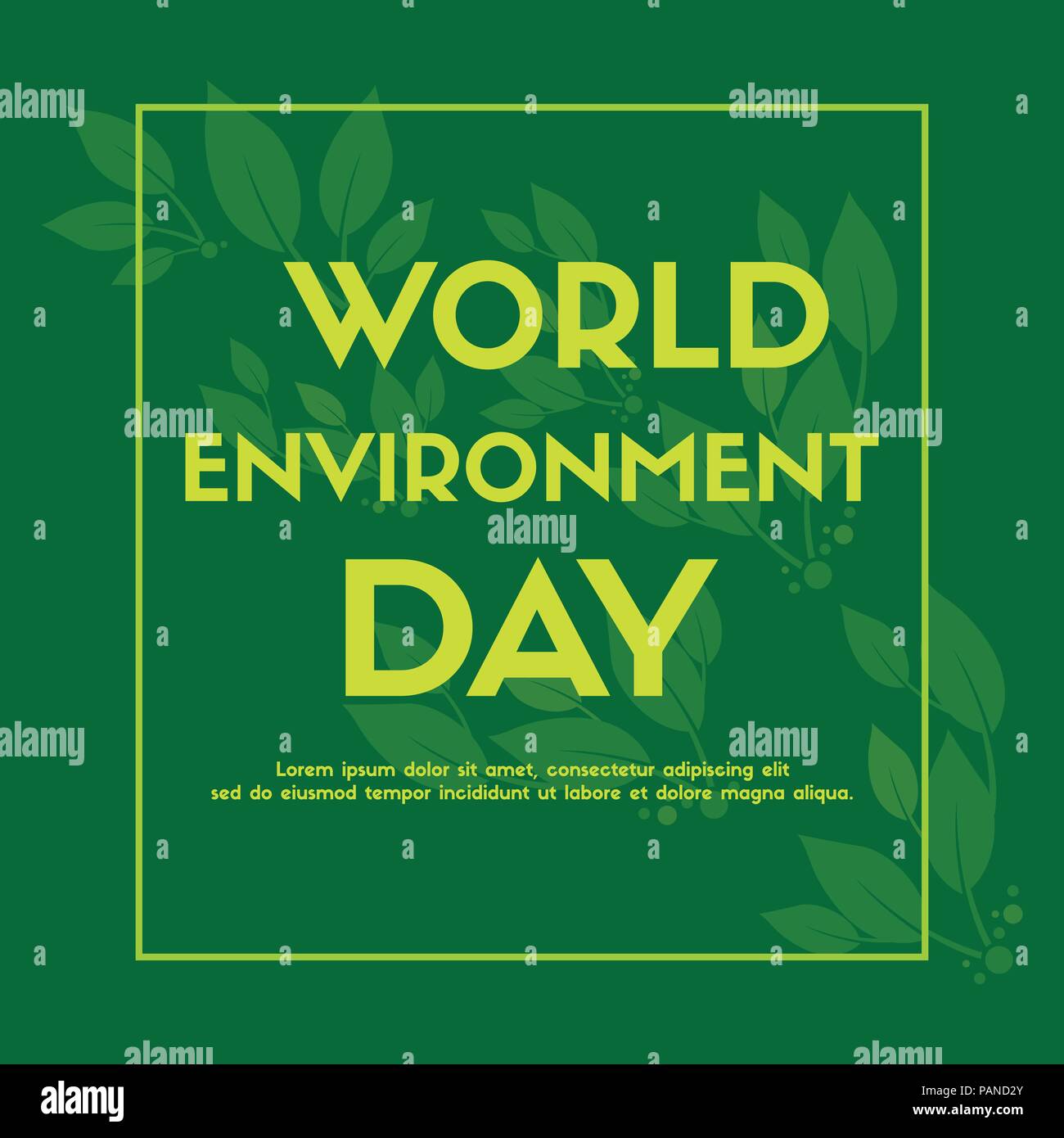 World environment day background color green Stock Vector Image & Art ...