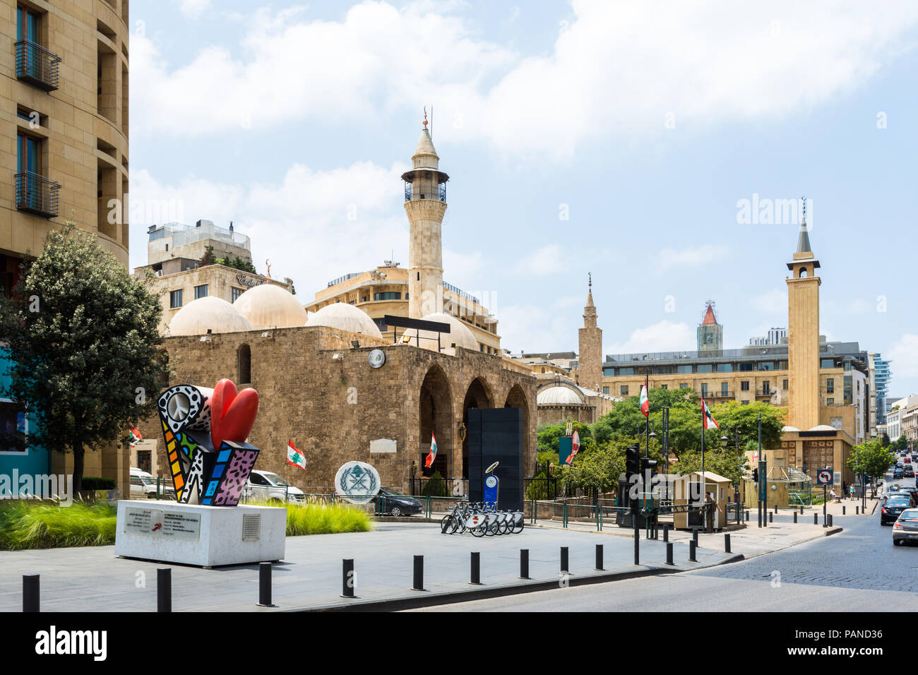 Al omari mosque hi-res stock photography and images - Alamy