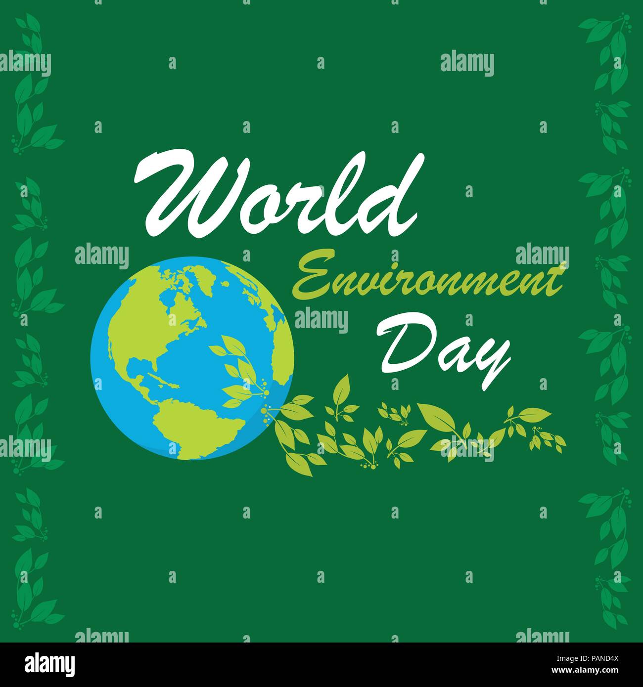 World environment day design card Stock Vector Image & Art - Alamy