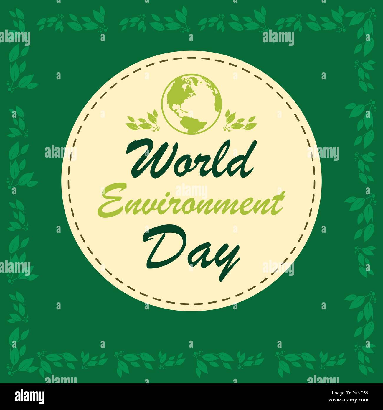 World environment day design card Stock Vector Image & Art - Alamy