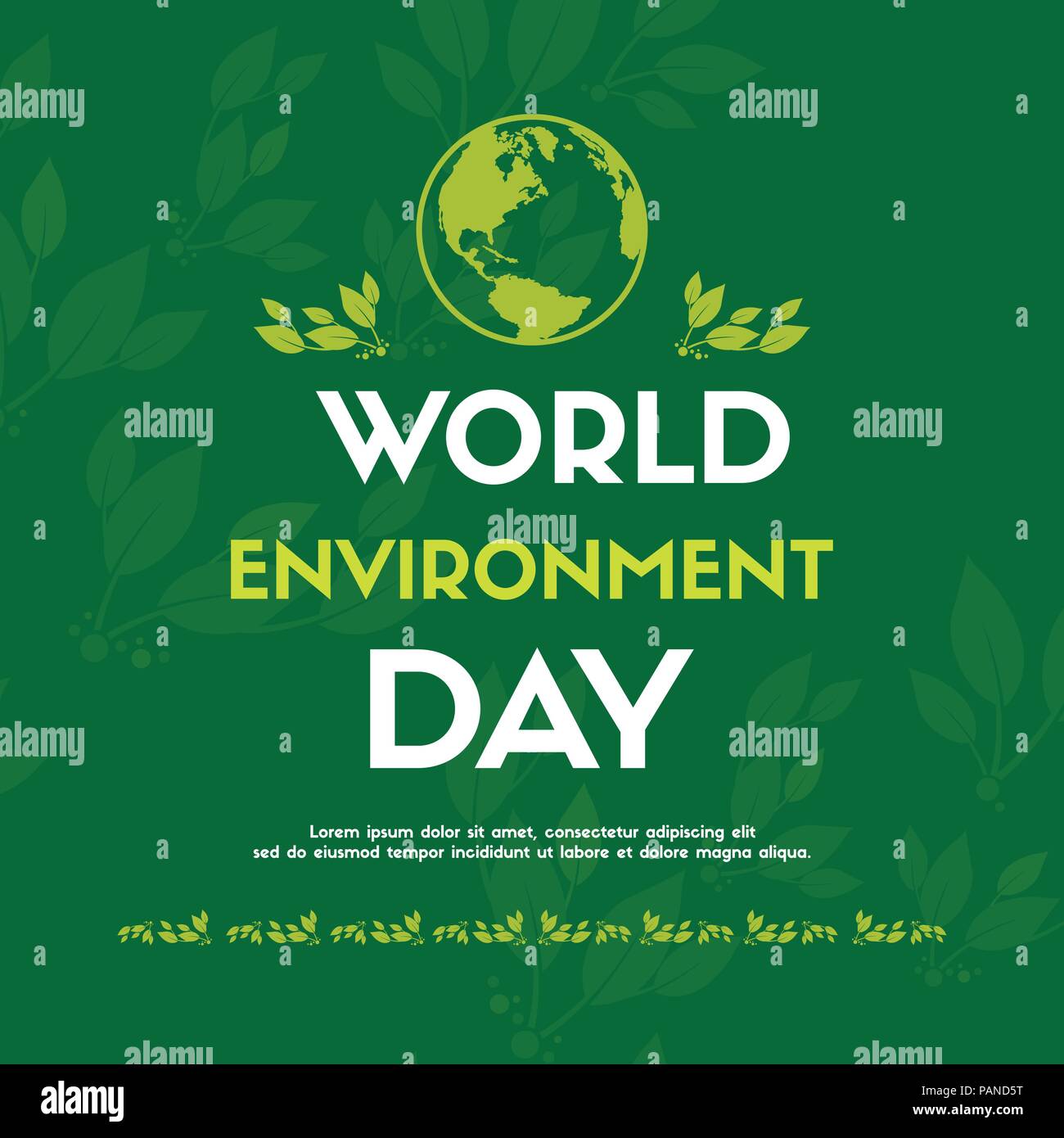 World environment day design card Stock Vector Image & Art - Alamy
