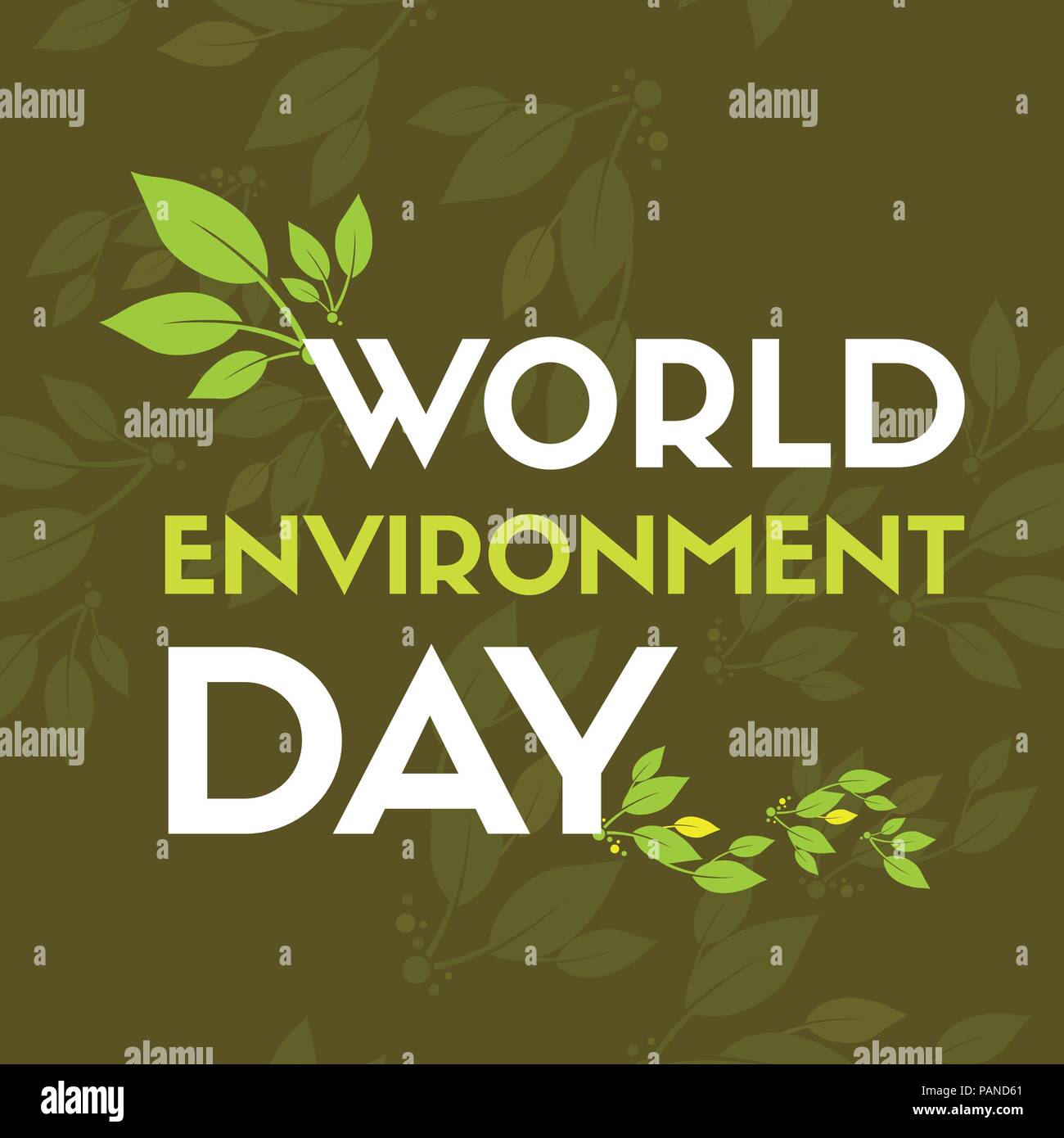 World environment day greeting card Stock Vector Image & Art - Alamy