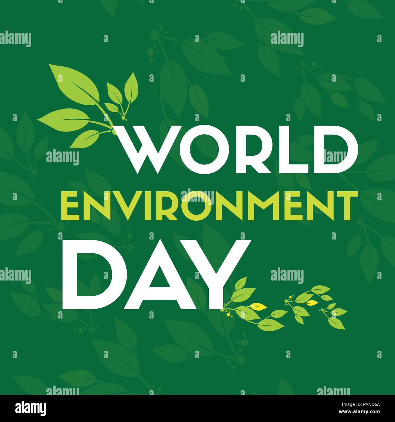World environment day design card Stock Vector Image & Art - Alamy