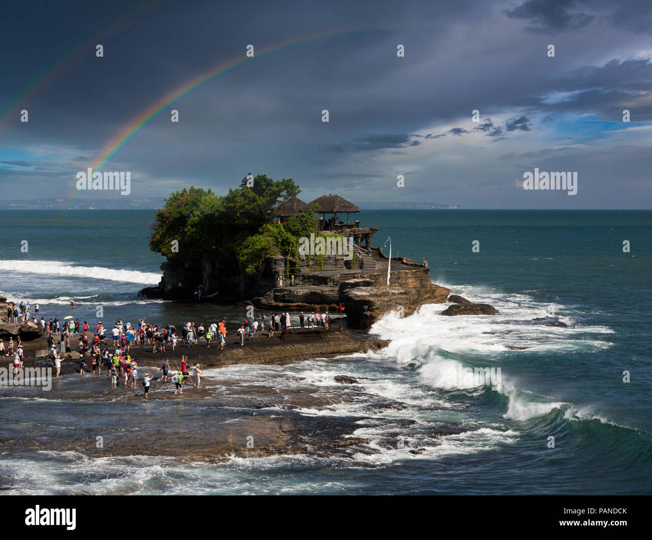 Tanah Lot - Temple in the Ocean. Bali, Indonesia Stock Photo - Alamy