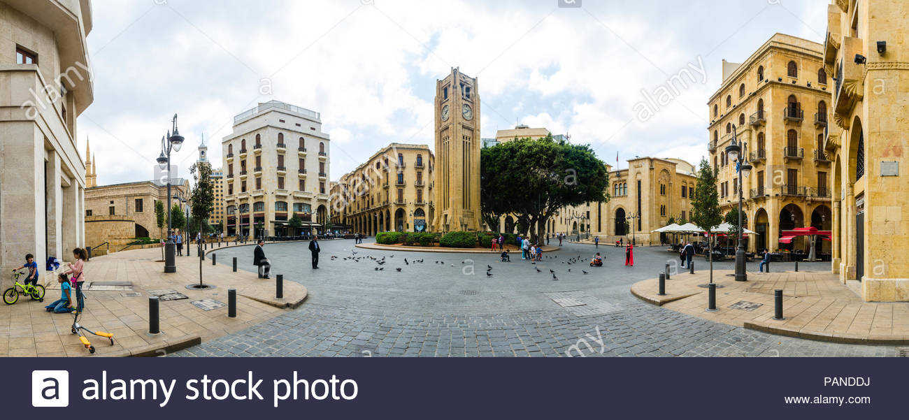 Nejmeh Square In Beirut High Resolution Stock Photography and Images ...