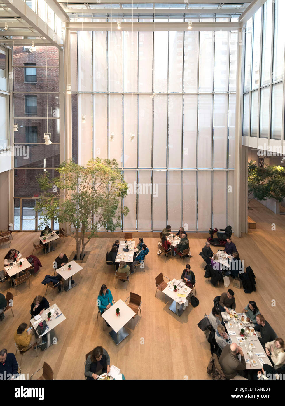 Interior view of the Morgan Library & Museum. Manhattan, New York City ...