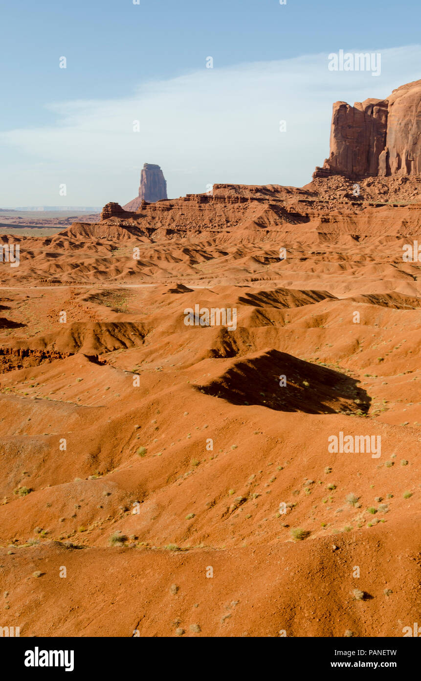 Extreme landscape of Monument Valley in Utah Stock Photo - Alamy