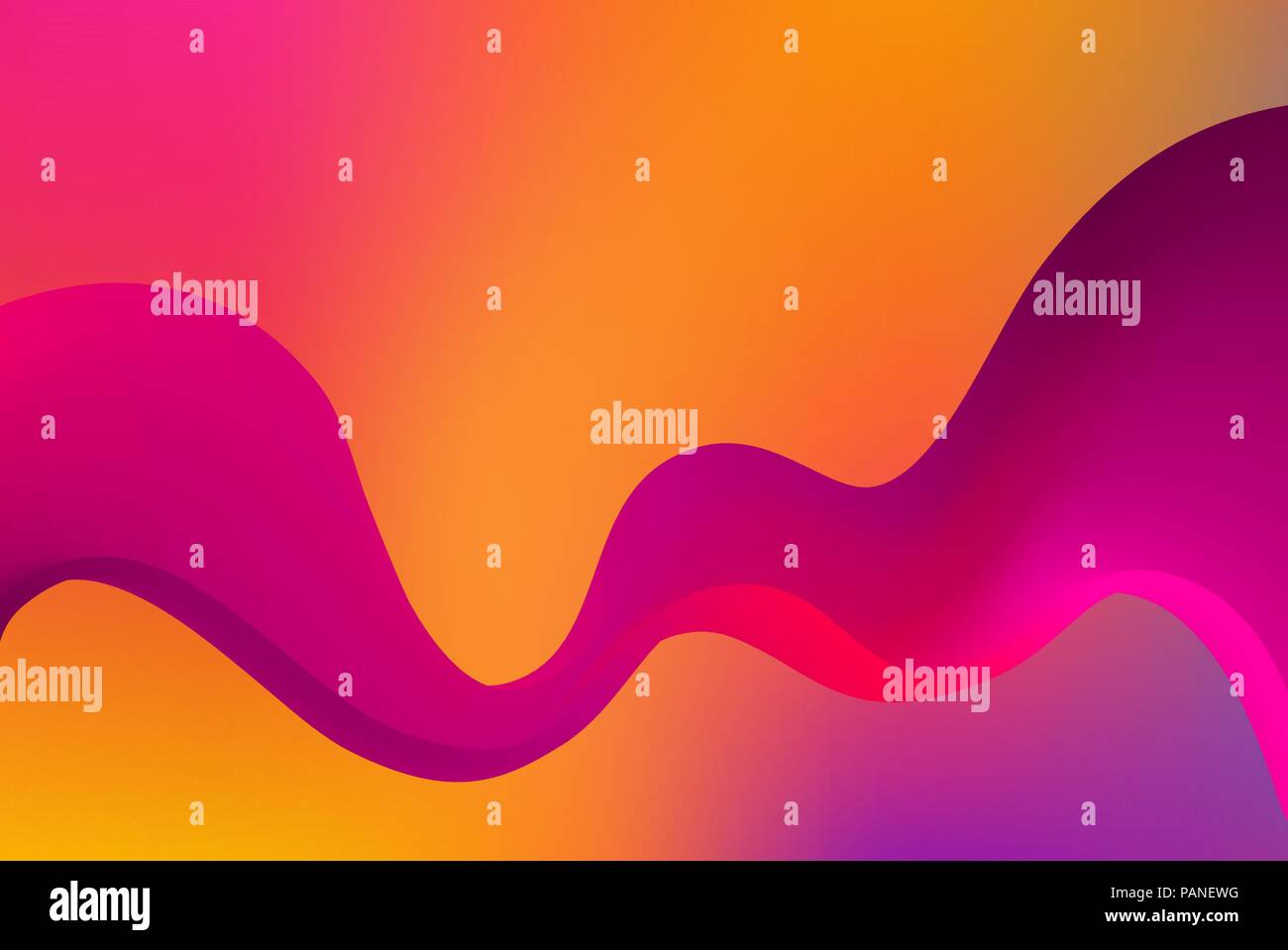 Abstract colorful vector background, color flow liquid wave for design ...