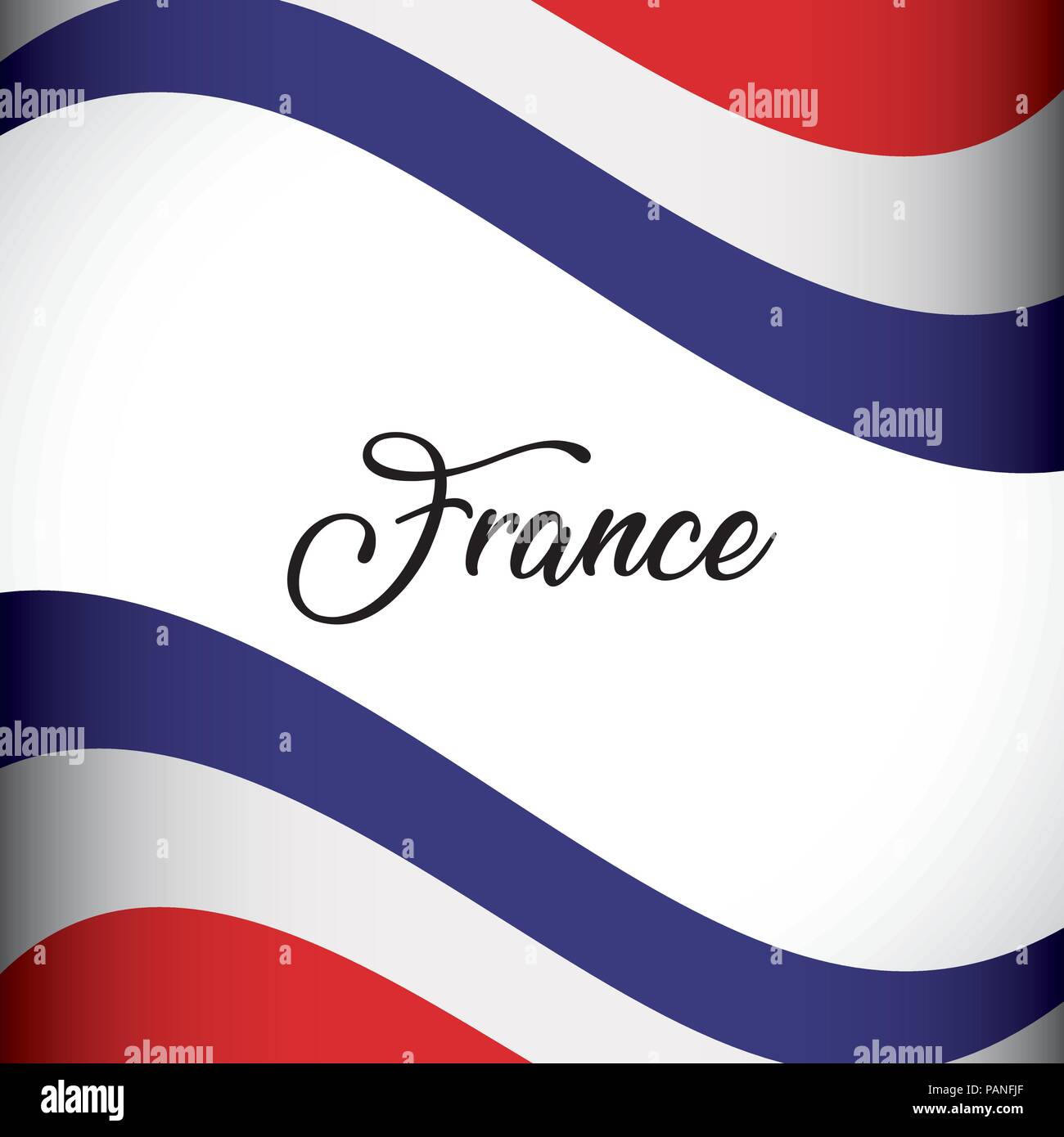 france flag design, colorful design. vector illustration Stock Vector ...