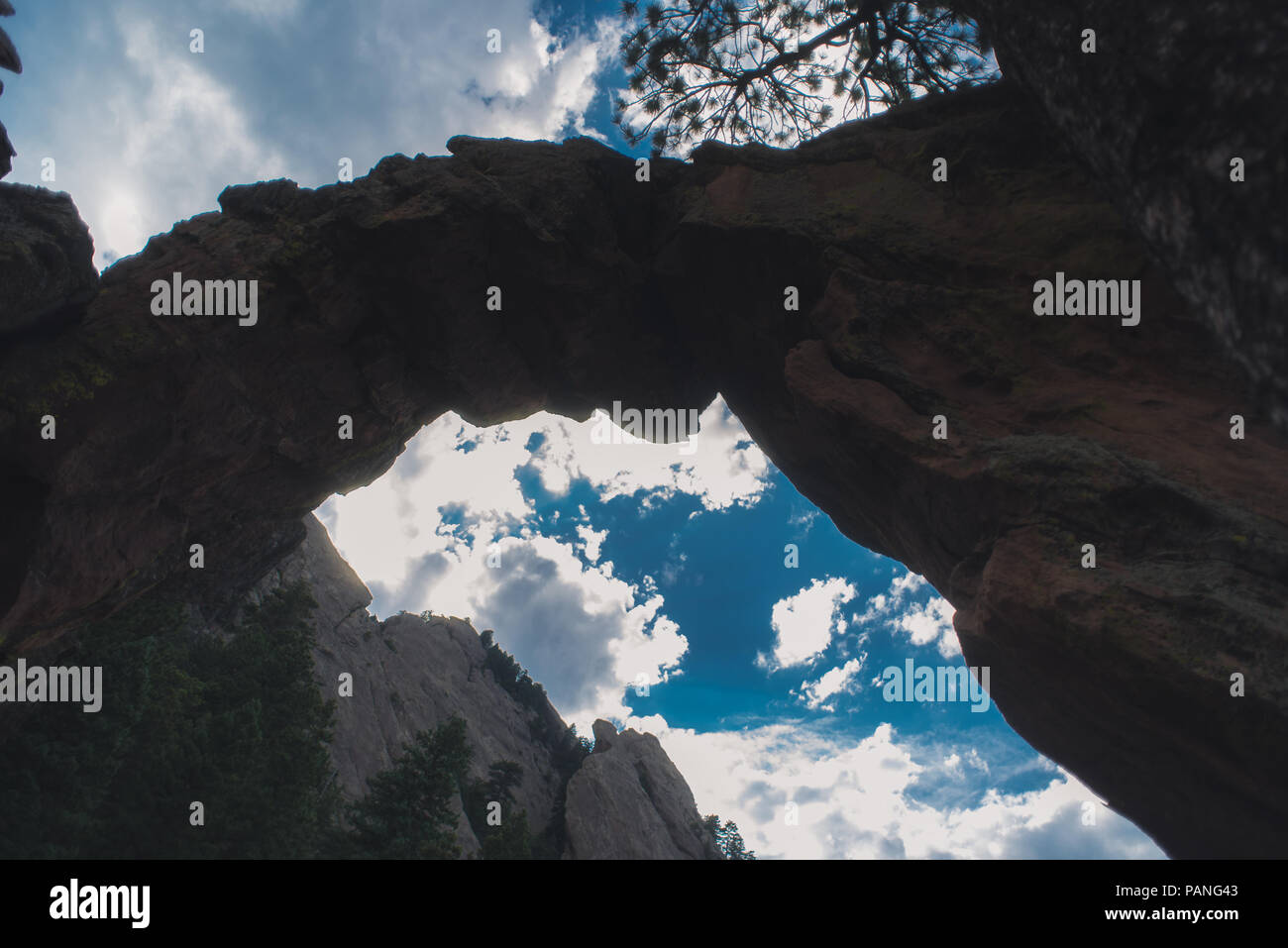 Royal Arches Hike Colorado Stock Photo - Alamy