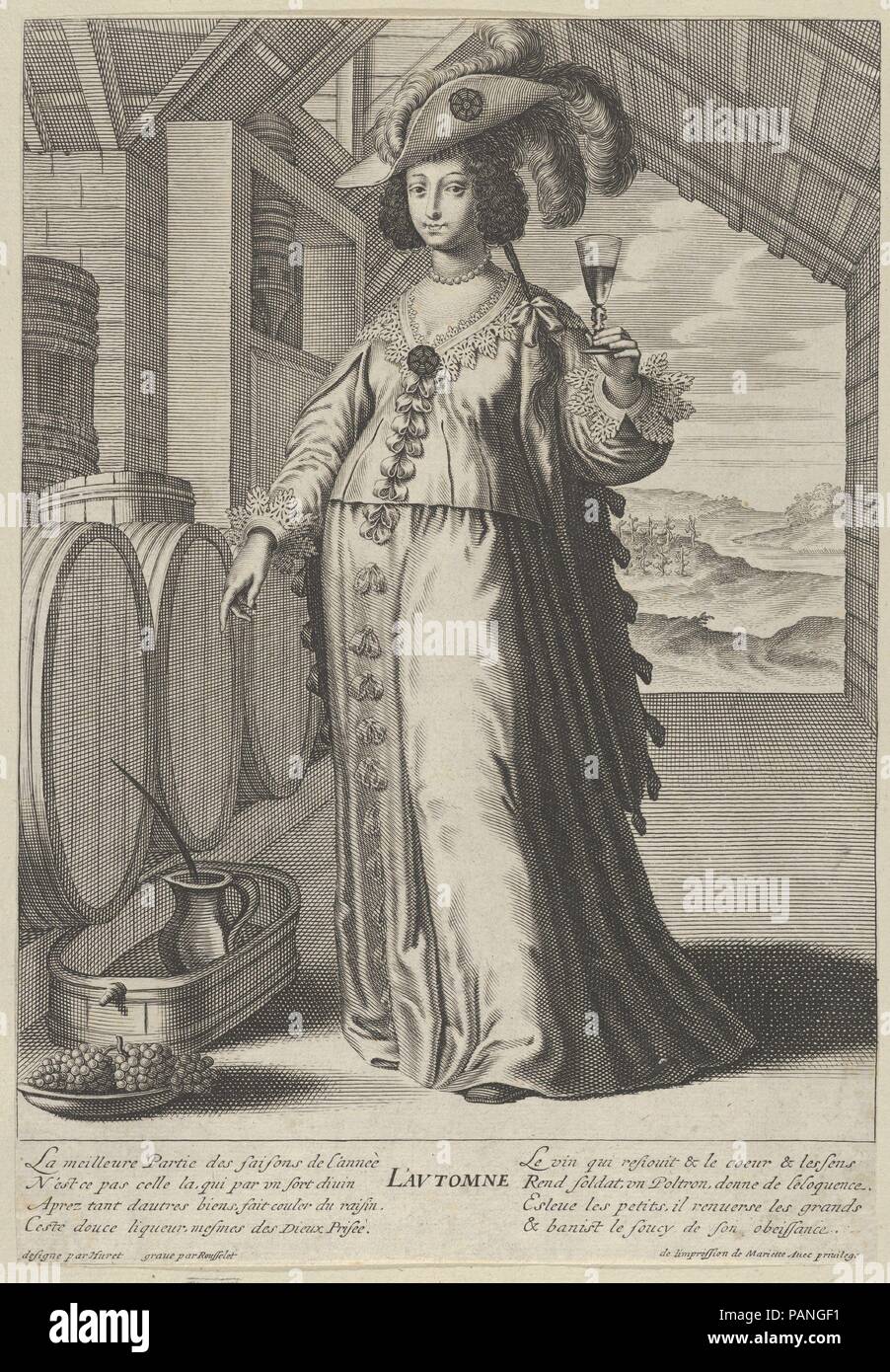 Autumn. Artist: Gilles Rousselet (French, Paris 1614-1686 Paris); After ...