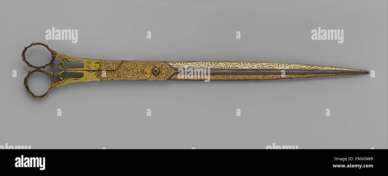 Scissors. Dimensions: H. 10 9/16 in. (26.8 cm) W. 1 11/16 in. (4.3 cm ...