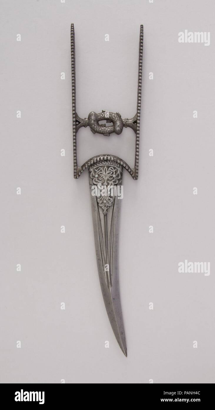Dagger (Katar). Culture: Indian, Mughal. Dimensions: H. 16 1/4 in. (41. ...