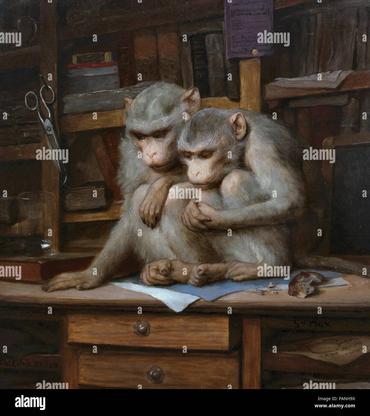 Max Gabriel Cornelis Ritter Von - Bad Times Stock Photo - Alamy