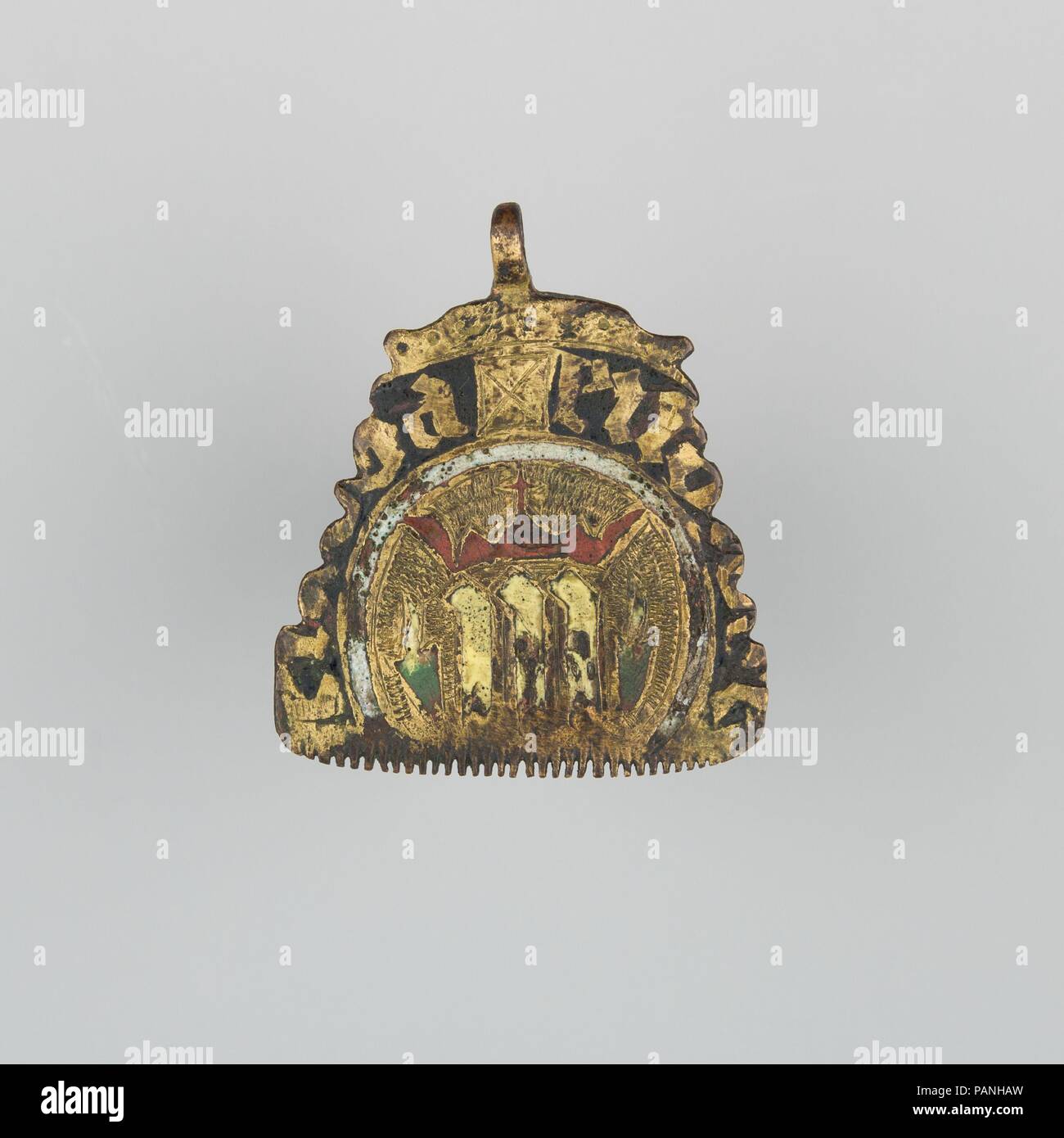 Badge (probably from Horse Harness). Culture: Spanish. Dimensions: H. 2 ...