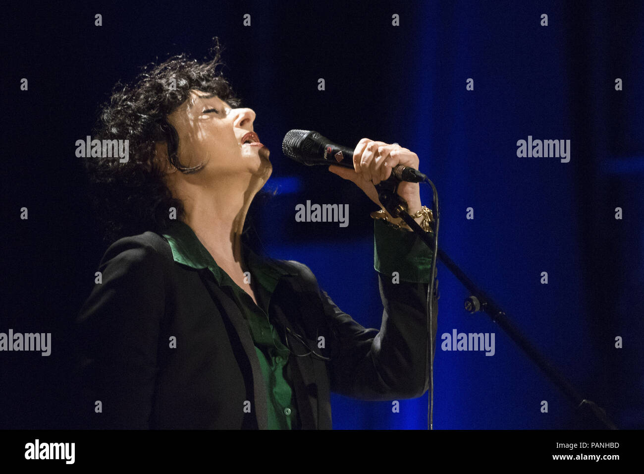 Portuguese singer Misia performs at Fado Festival at the Teatro Nuevo ...