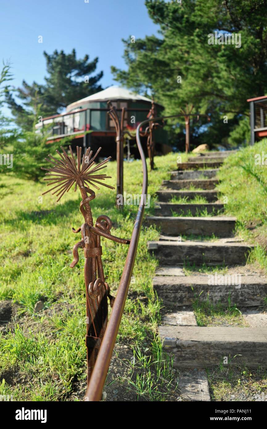 Fabric and wood framed yurt structures for, luxurious, upscale ...