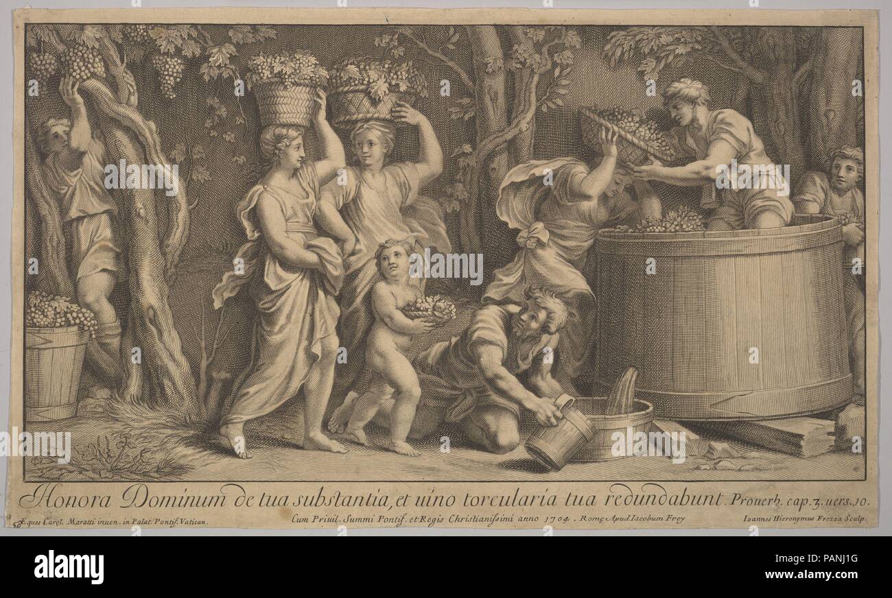 Vintage scene. Artist: Giovanni Girolamo Frezza (Italian, 1659-1741 ...