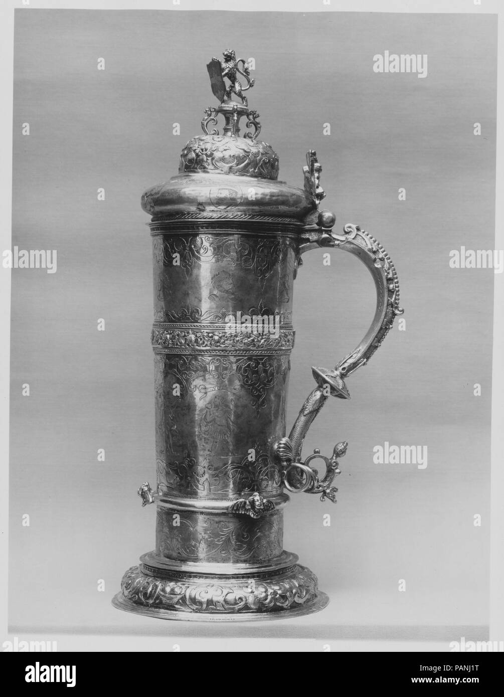 Flagon with cover. Culture: German, probably Lübeck. Dimensions: Height ...