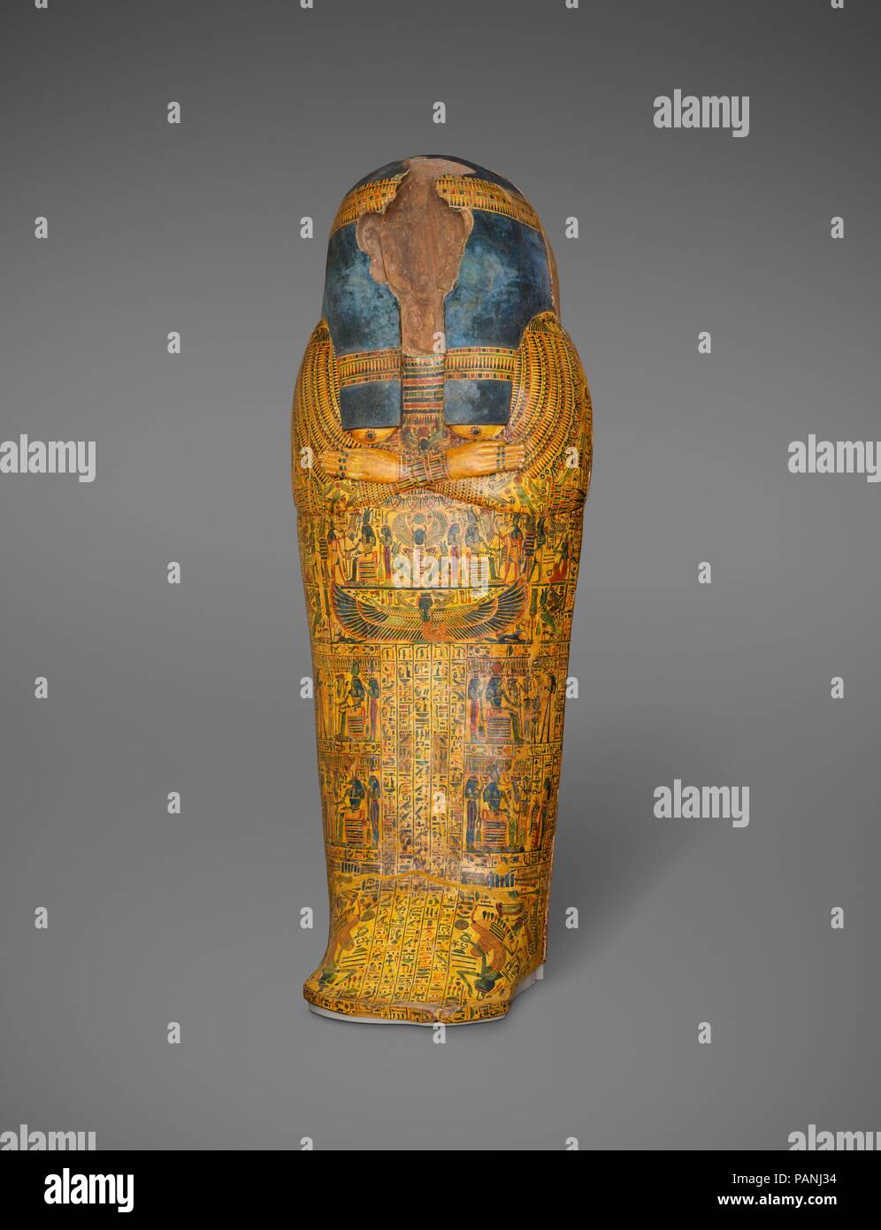 Outer Coffin of the Singer of Amun Nany. Dimensions: l. 228 cm (89 3/4 ...