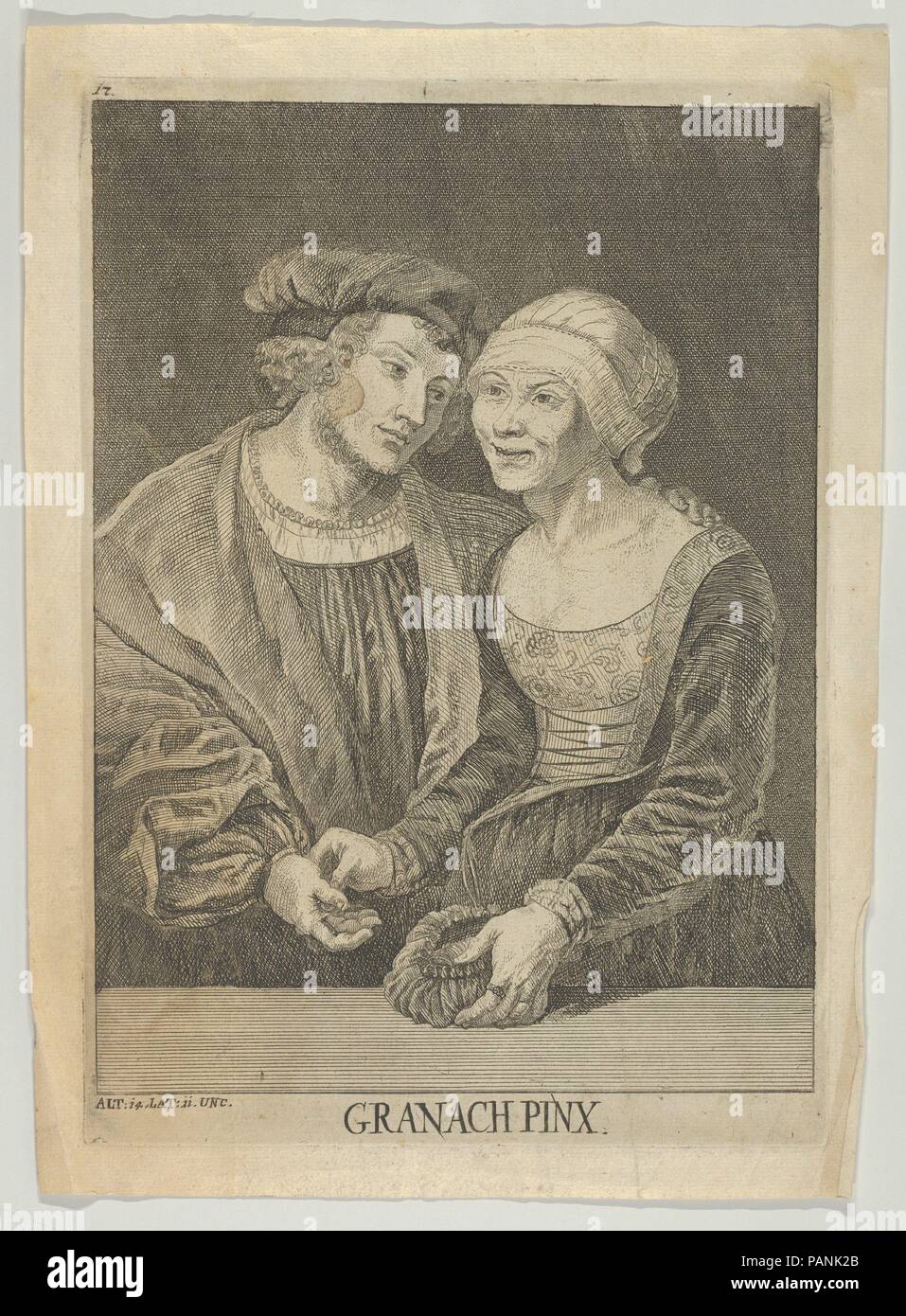 An Old Woman and a Young Man. Artist: After Lucas Cranach the Elder ...
