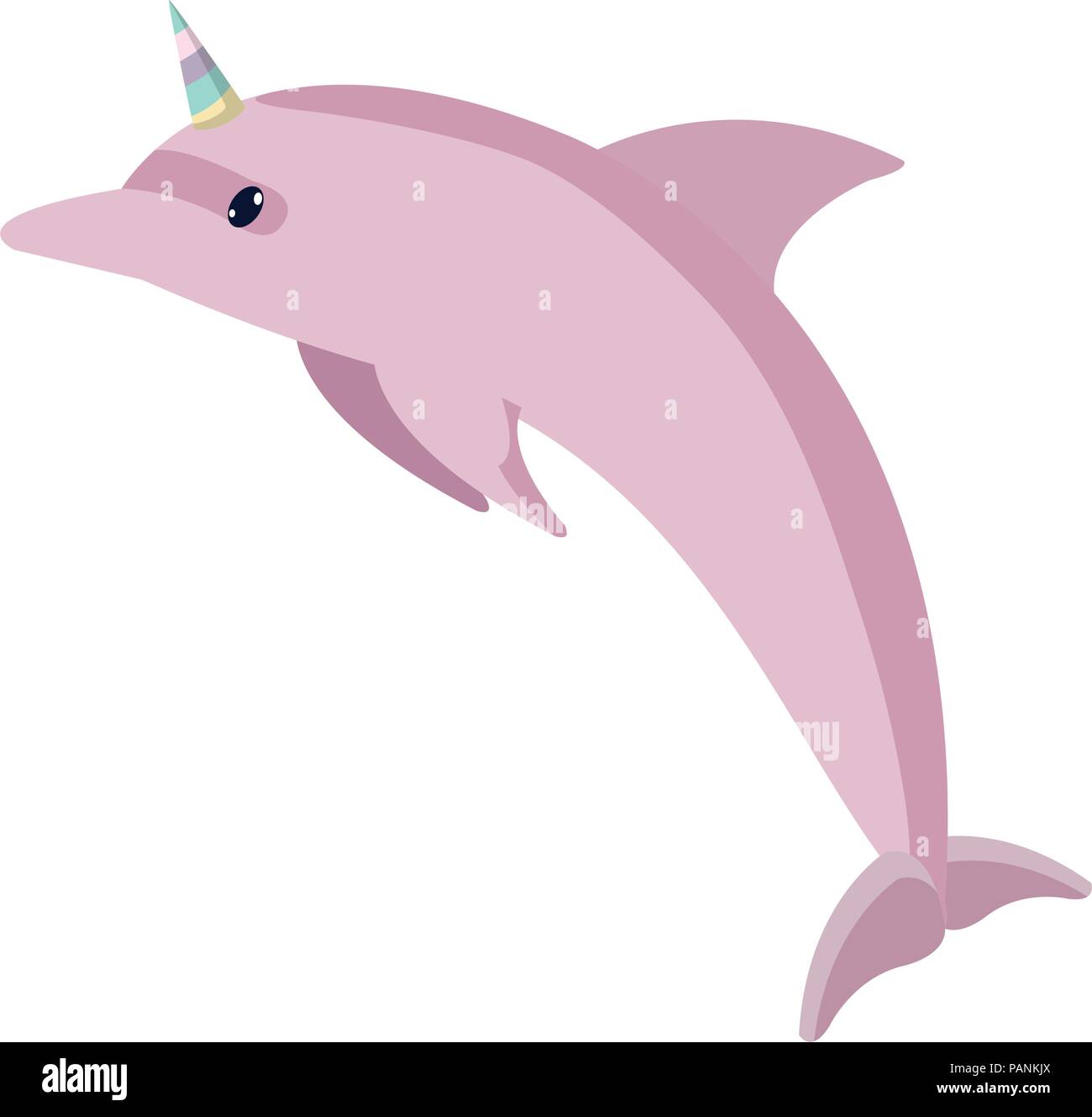 Common dolphin Stock Vector Images - Alamy