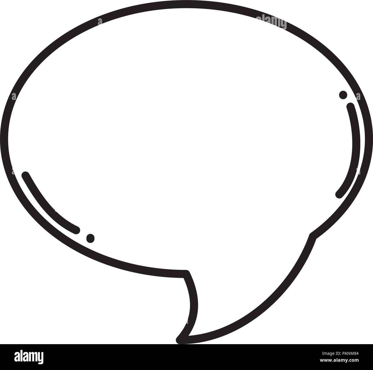 line chat bubble text message information Stock Vector Image & Art - Alamy