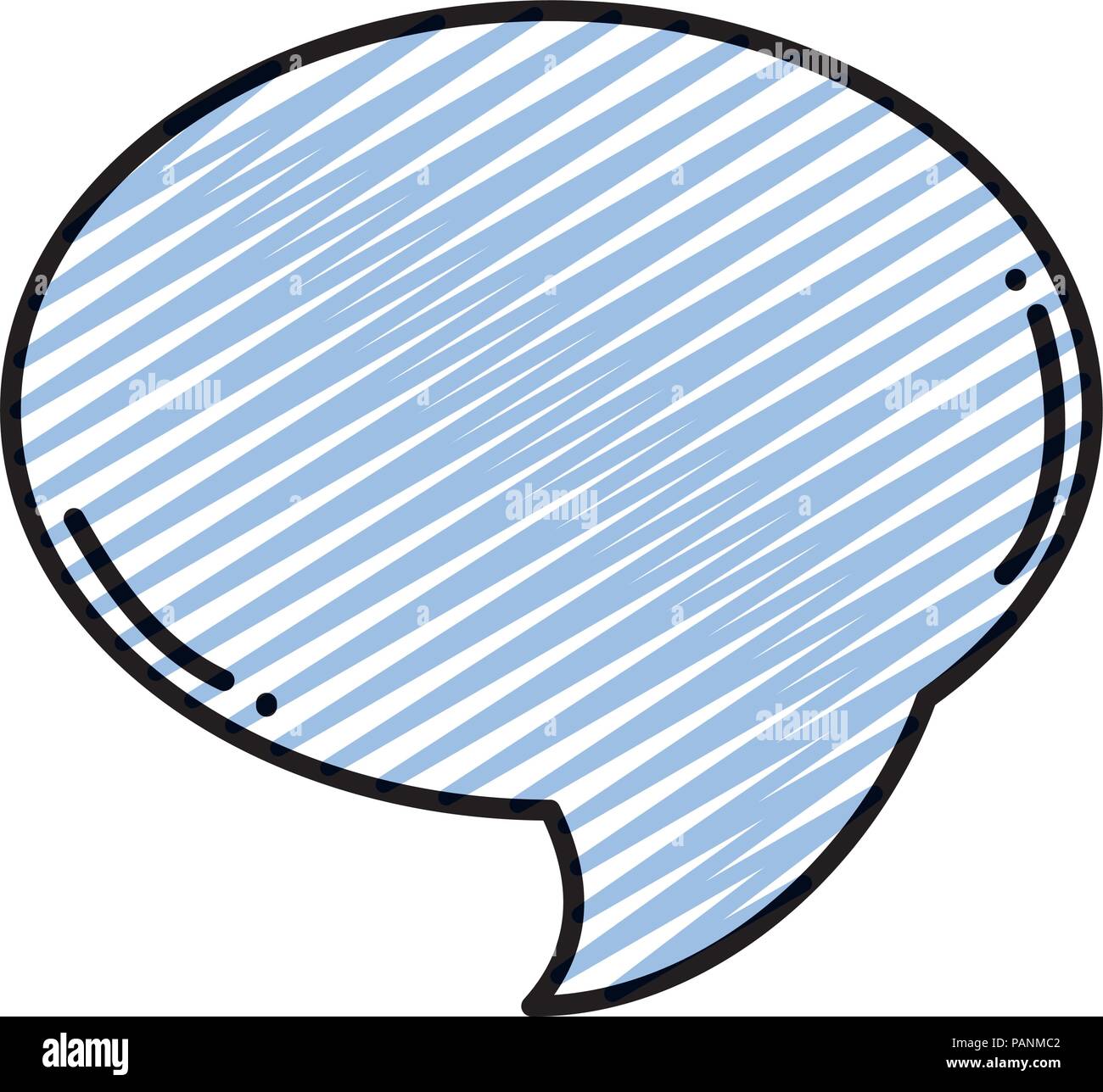 doodle chat bubble text message information Stock Vector Image & Art ...