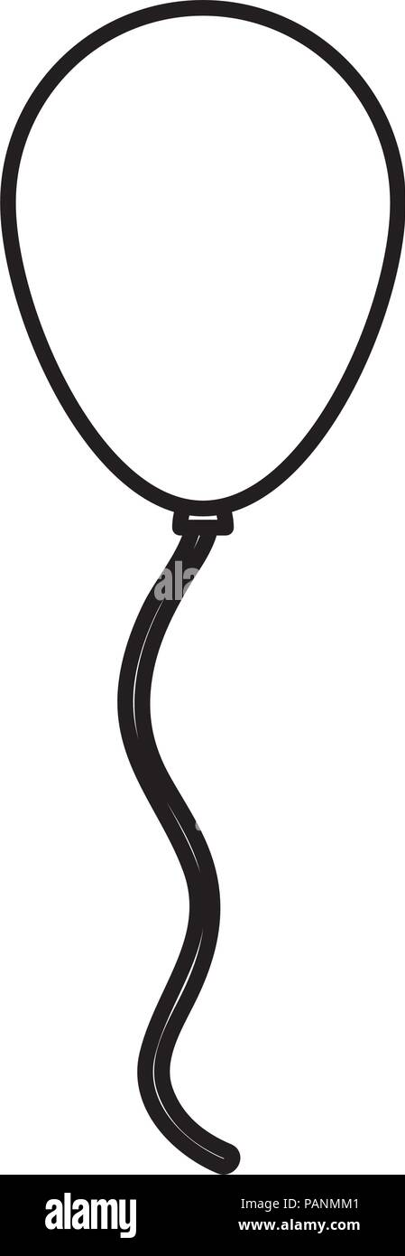 line cute ballon dun decoration style Stock Vector Image & Art - Alamy