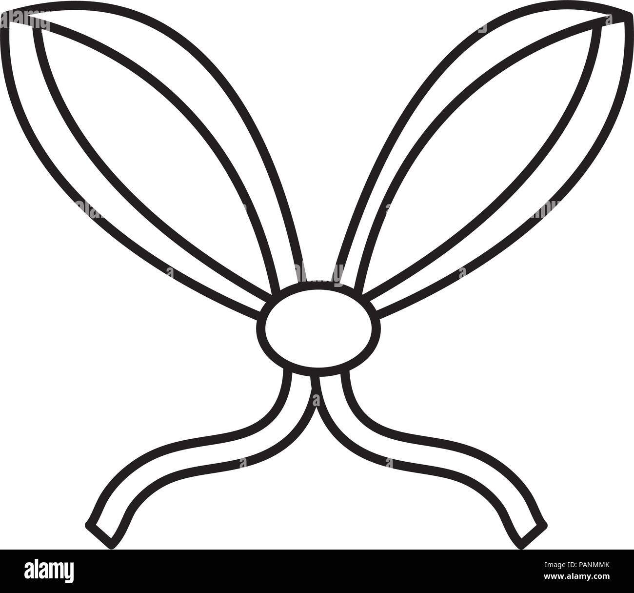 Line nice ribbon bow hi-res stock photography and images - Alamy