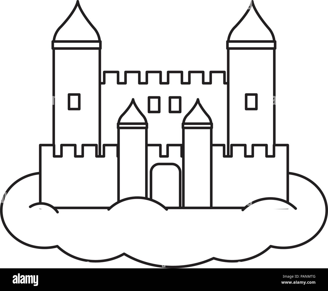 Medival tower Stock Vector Images - Alamy