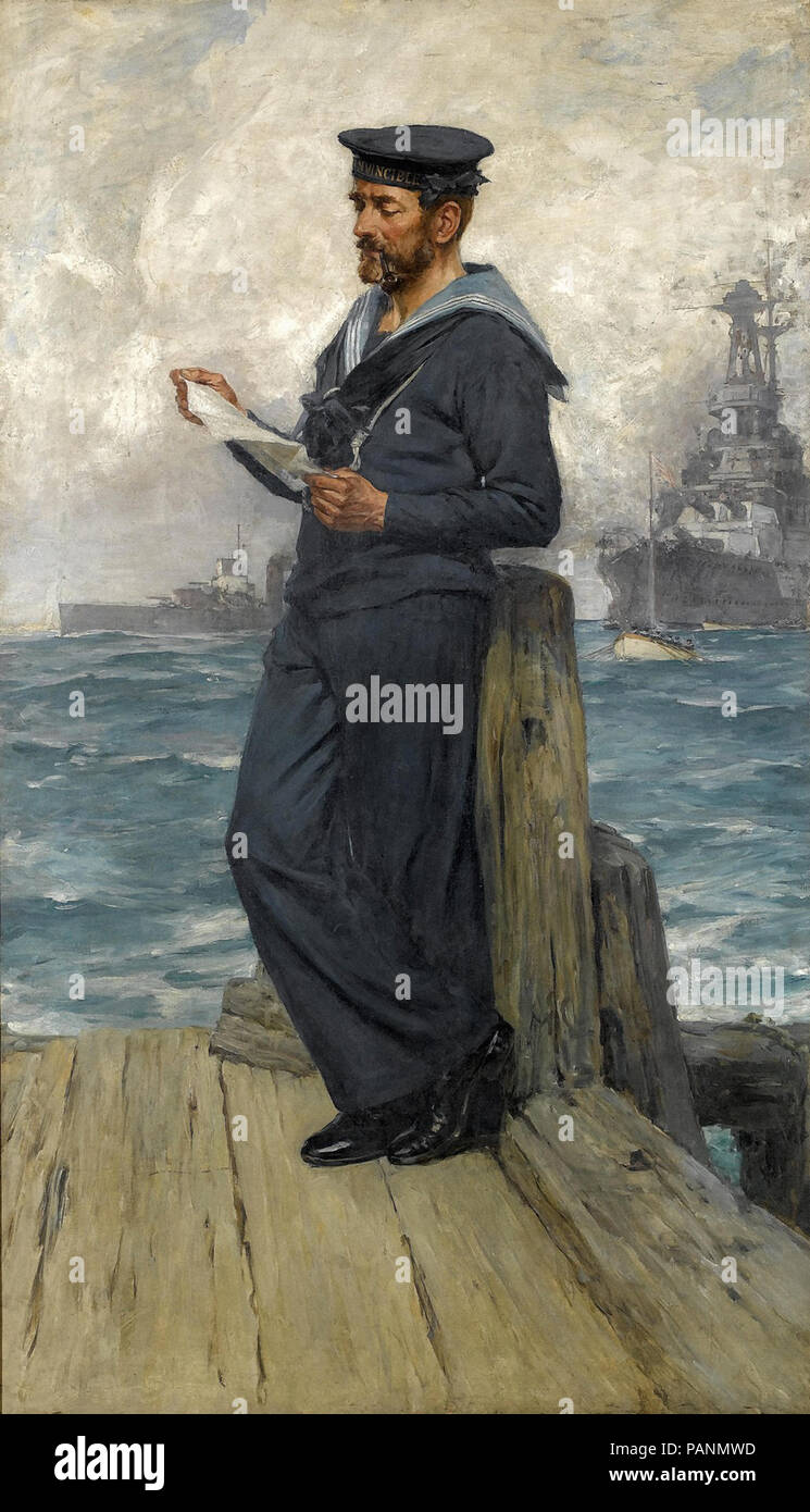 Mccormick Arthur David - a Sailor from H.M.S. Invincible Stock Photo ...