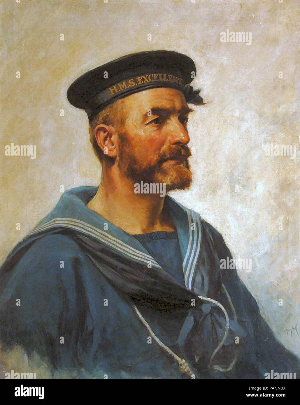 Mccormick Arthur David - Head of a Sailor Stock Photo - Alamy