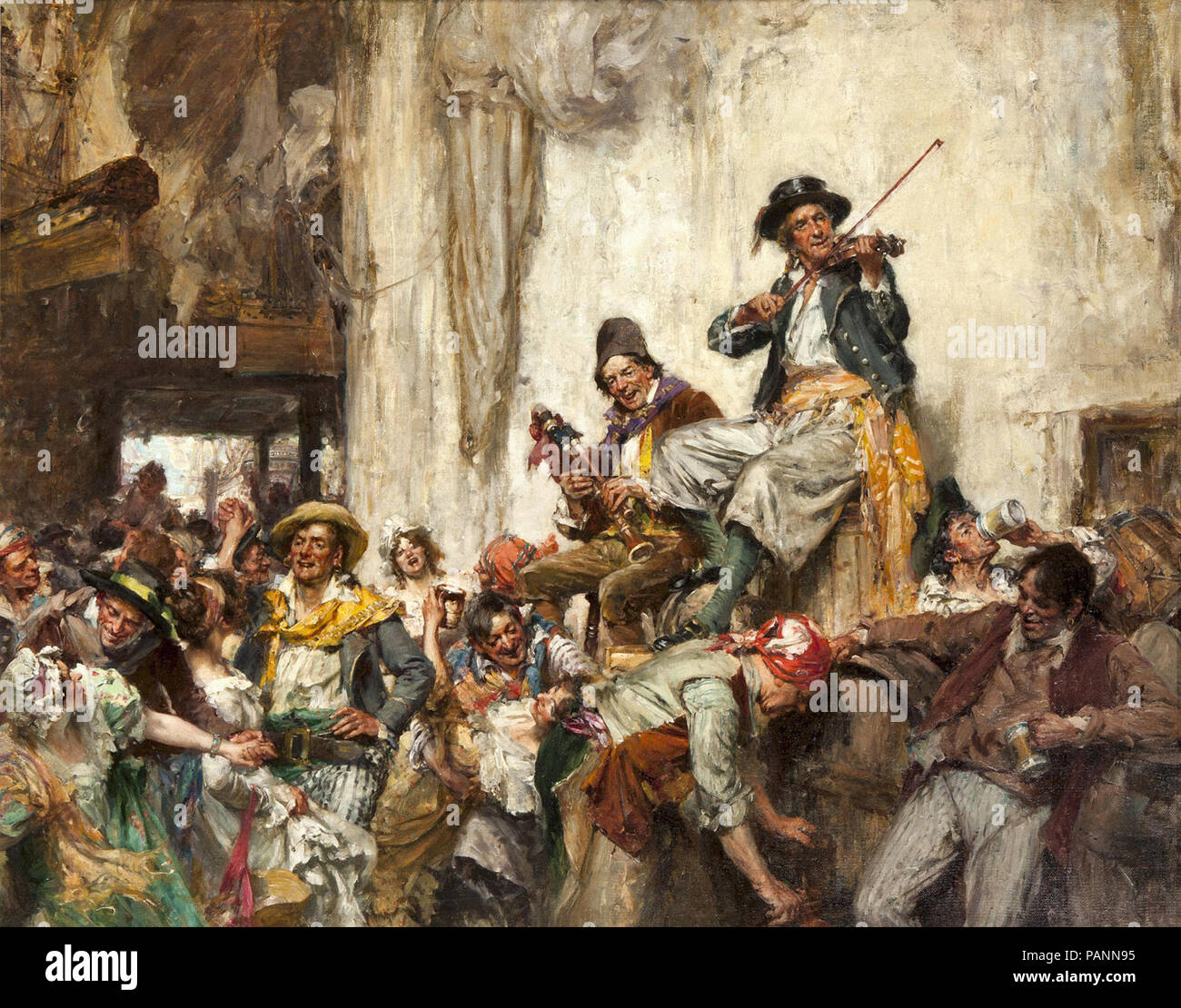 Mccormick Arthur David - the Return of the Pirates Stock Photo - Alamy